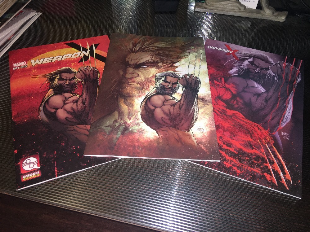 WEAPON X 1 Michael Turner WOLVERINE OLD MAN LOGAN A B & C Variants In ...