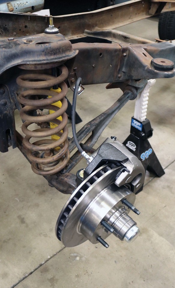 1965-76 FORD F100 1/2 TON STOCK SPINDLE POWER DISC BRAKE CONVERSION KIT ...