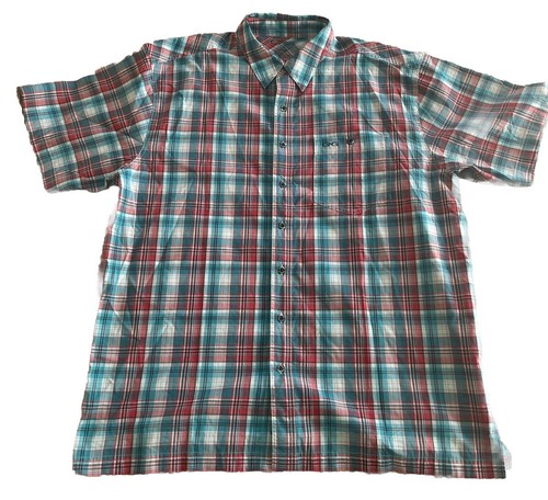 GameGuard Shirt Men XL Plaid Cotton Fishing Hunting Outdoors Vented ...