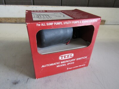 TEEL 2P313 AUTOMATIC MERCURY SWITCH 115V NEW IN THE BOX !! MAKE OFFER ...