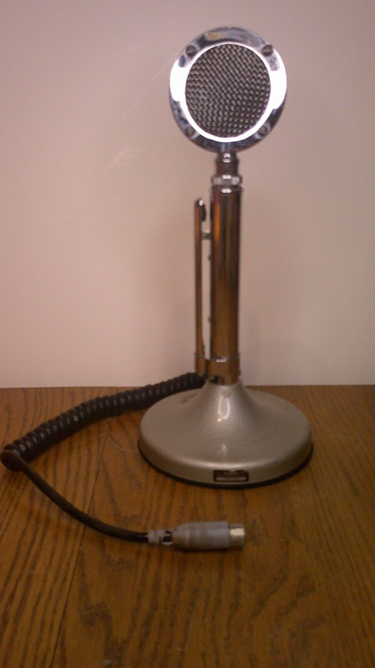 vintage astatic d104 microphone restored works good lollipop head 5 pin ...