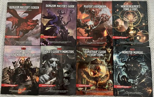 Dungeons and Dragons Books and Cards 5e lot (20 Items) | eBay