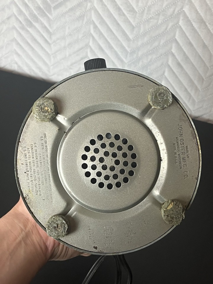 Vintage Oster Osterizer 2 Speed White Beehive Blender Model 449 Works ...