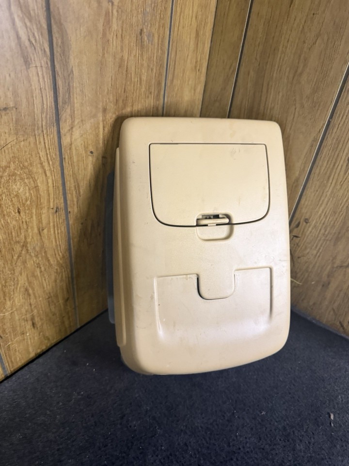 Ford F250 F350 Overhead console w-door 2008 2009 2010 Superduty SD Tan ...