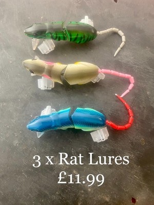Savage Surface Topwater Jointed Rat Pike Fishing Lure Swim Crank Bait ...