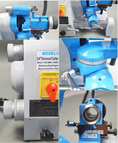 Universal Cutter Grinder Machine for Sharpening End Mill Twist Drill ...