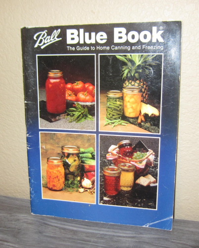 Ball Blue Book Guide Home Canning Freezing Preserving Vintage 1994 | eBay