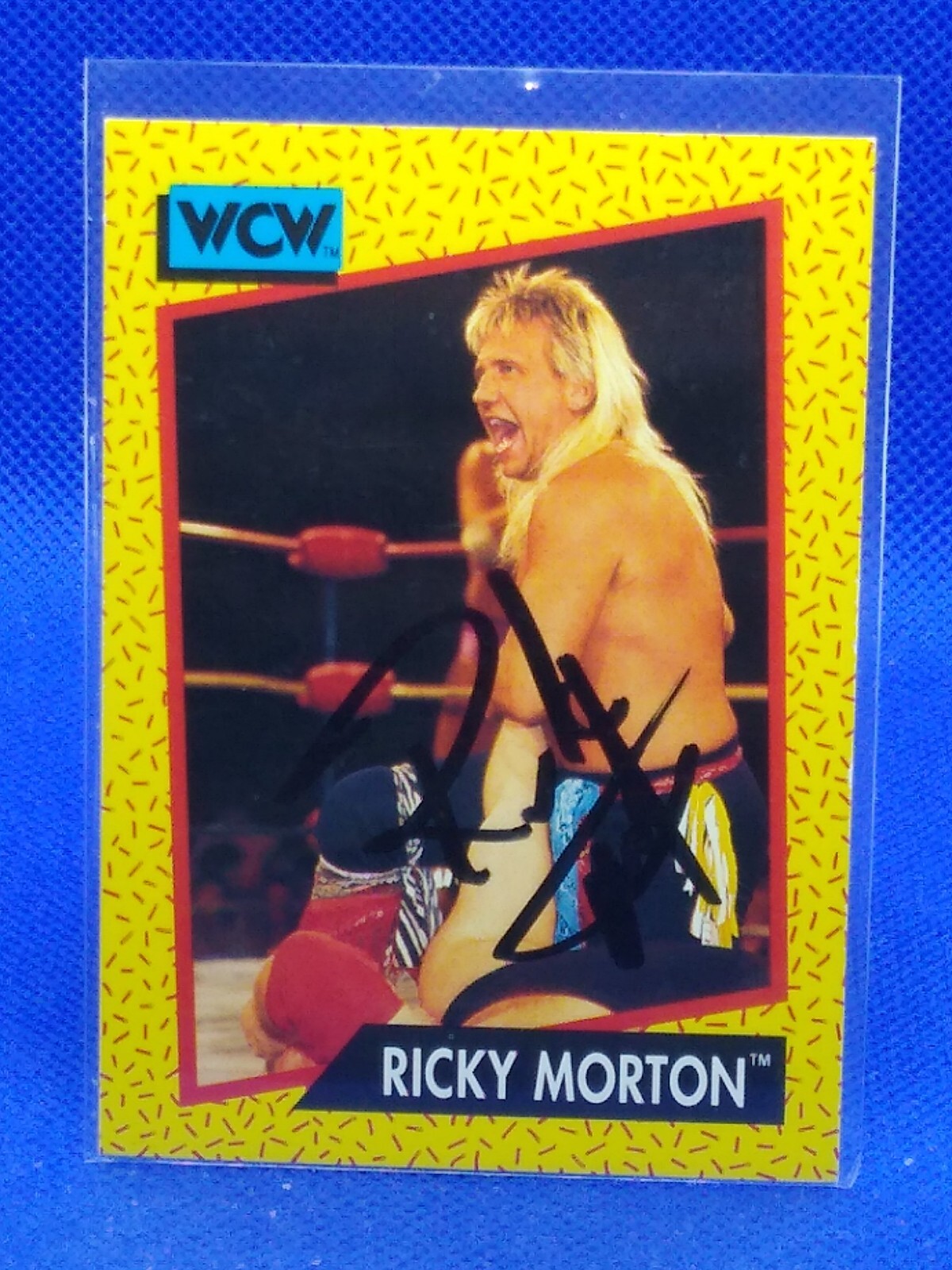 AUTOGRAPH Ricky Morton 1991 Impel WCW #99 | eBay