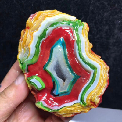 357G Natural beautiful Warring States Red Agate rough Crystal Healing ...