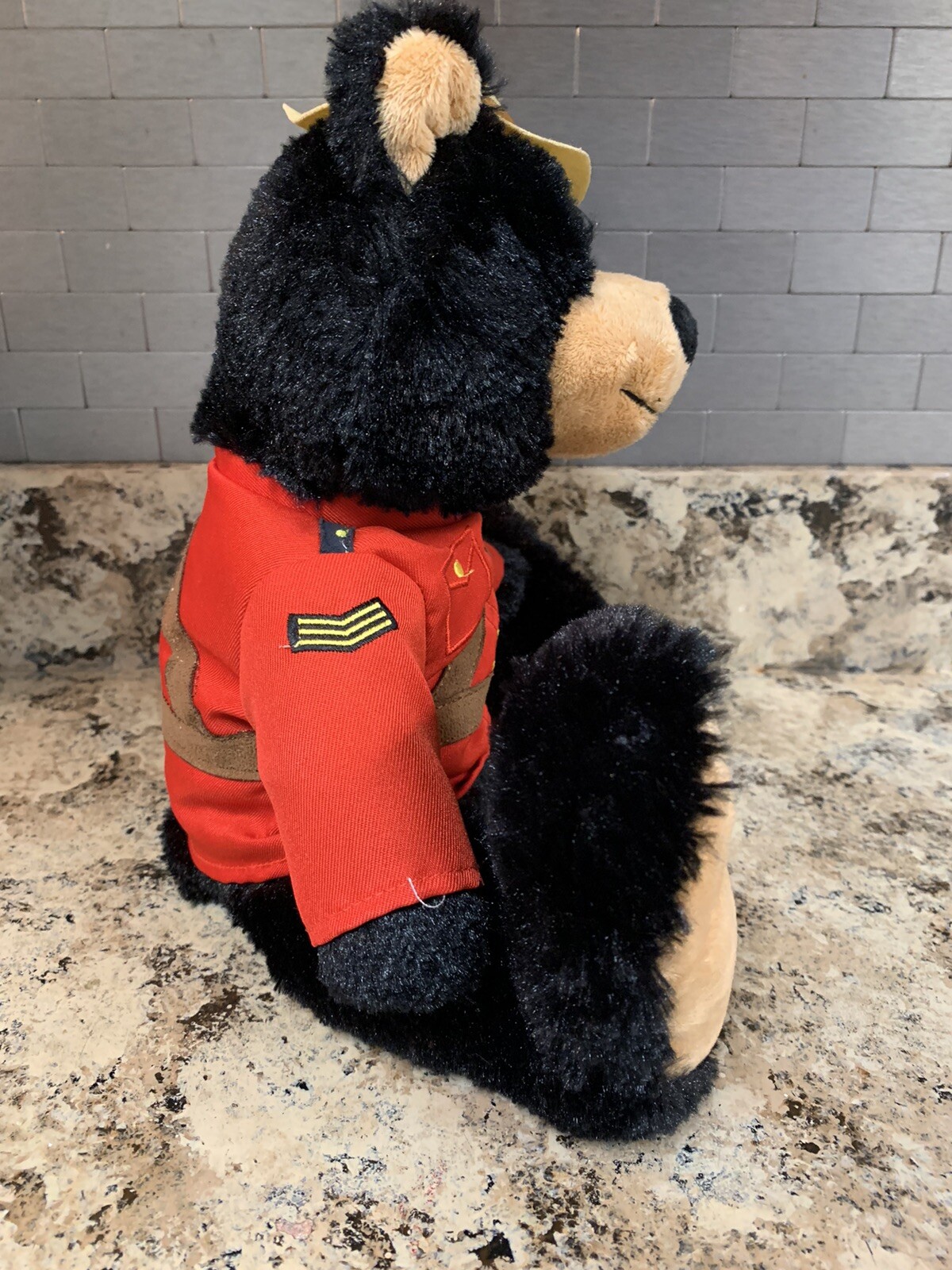Stuffed Animal Plush RCMP Canada Royal Canadian Police Bear 11 Inch ...