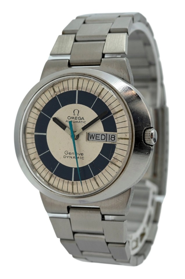 Omega 41mm Men's Dynamic Blue/ Silver Dial Automatic Swiss Made Watch ...