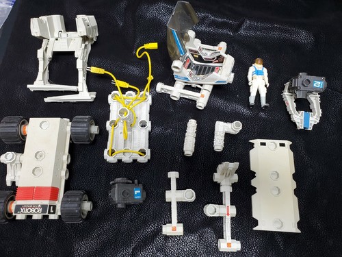 1984 ROBOTIX by Milton Bradley parts and astronaut figure w/ visor lot ...