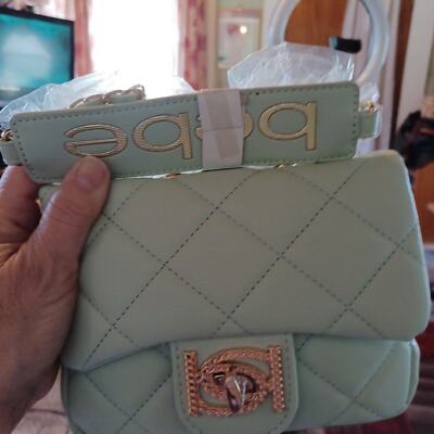 BEBE shoulder bag Mint green NWT | eBay