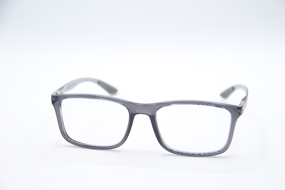 NEW RAY-BAN RB 8908 8061 GREY CARBON FIBER AUTHENTIC FRAMES EYEGLASSES ...