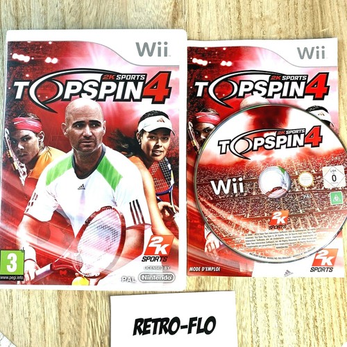 Top Spin 4 - Jeu Nintendo Wii Complet TBE - PAL | eBay