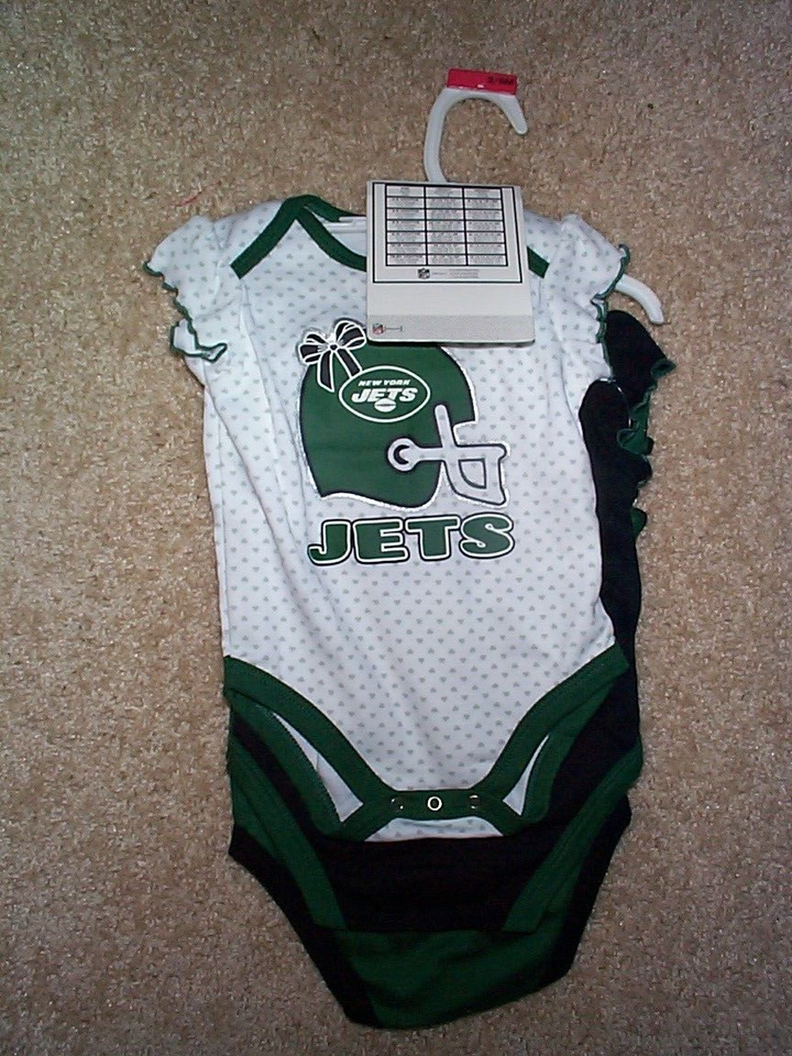 (2025-2026) New York Jets nfl INFANT BABY NEWBORN Jersey Shirt 3-6M 3-6 ...