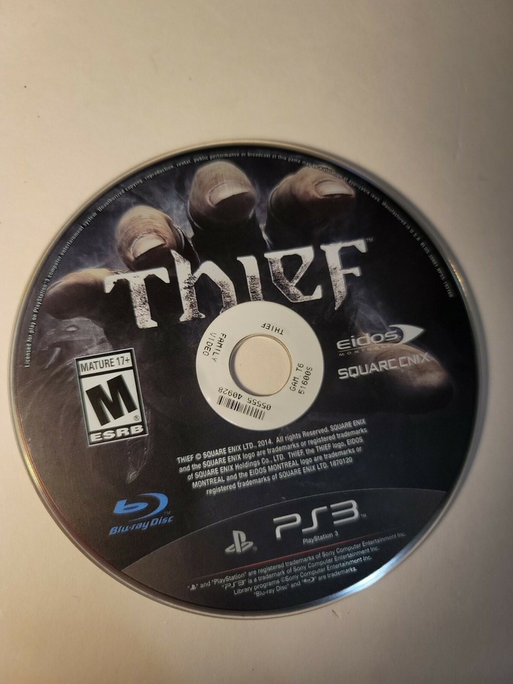 Thief-Sony-PlayStation-3-2014-PS-3 with Blank Case 662248913346| eBay