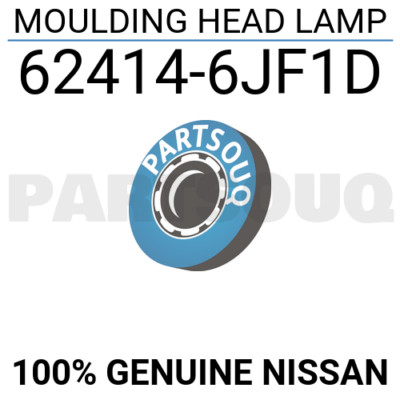 624146JF1D Genuine Nissan MOULDING HEAD LAMP 62414-6JF1D | eBay