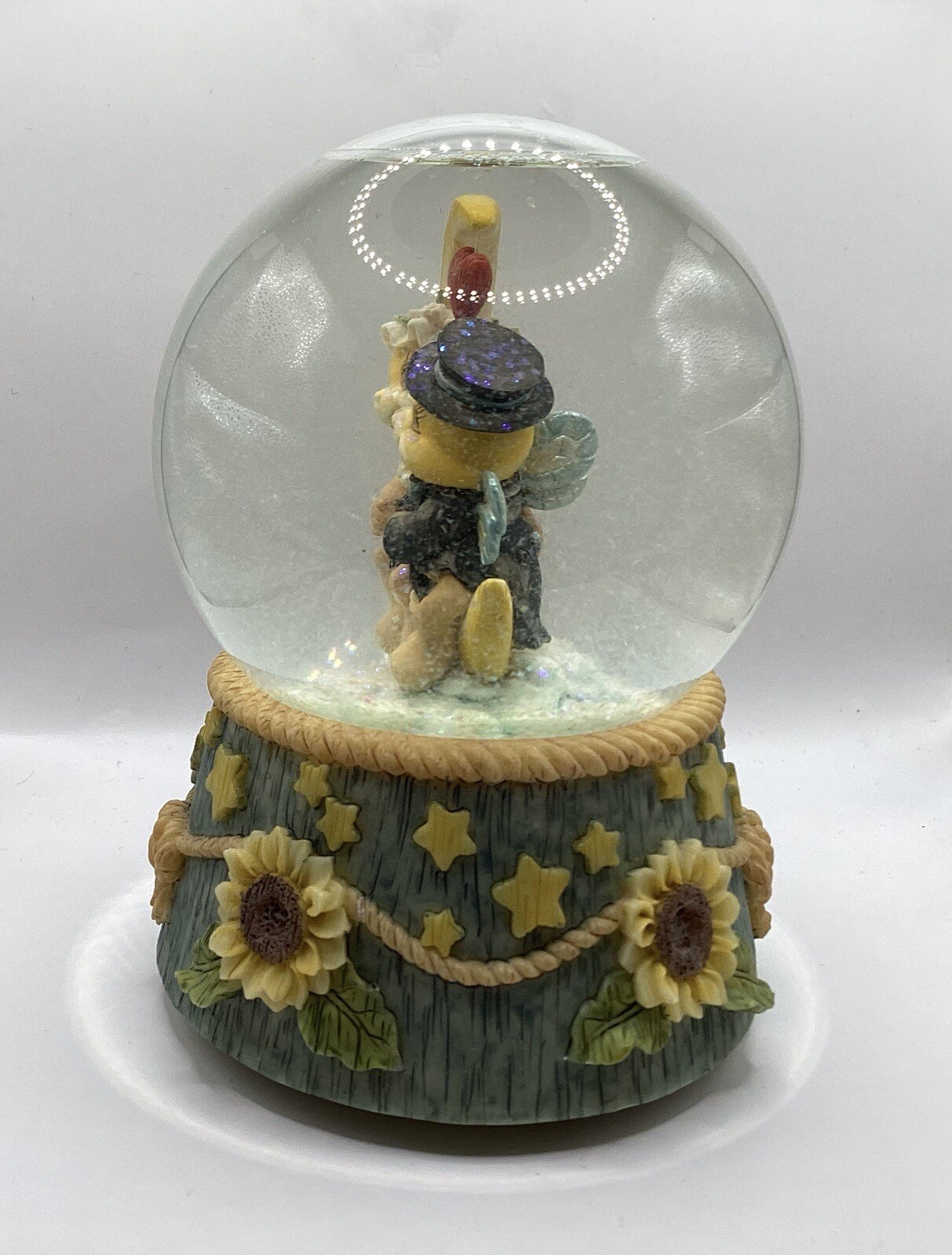 1997 Bee Happy Honeymooners #3782 Water Globe Tune: Moonlight Serenade ...