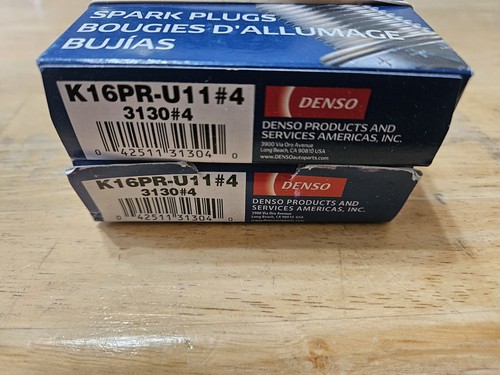 4pack Spark Plug-Natural DENSO 3130 K16PR-U11 GENUINE Denso USA Stock ...
