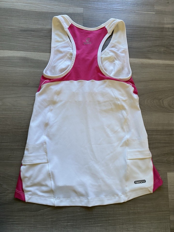 The North Face Athletic Tank Top White/pink Racer Back XS | eBay UK