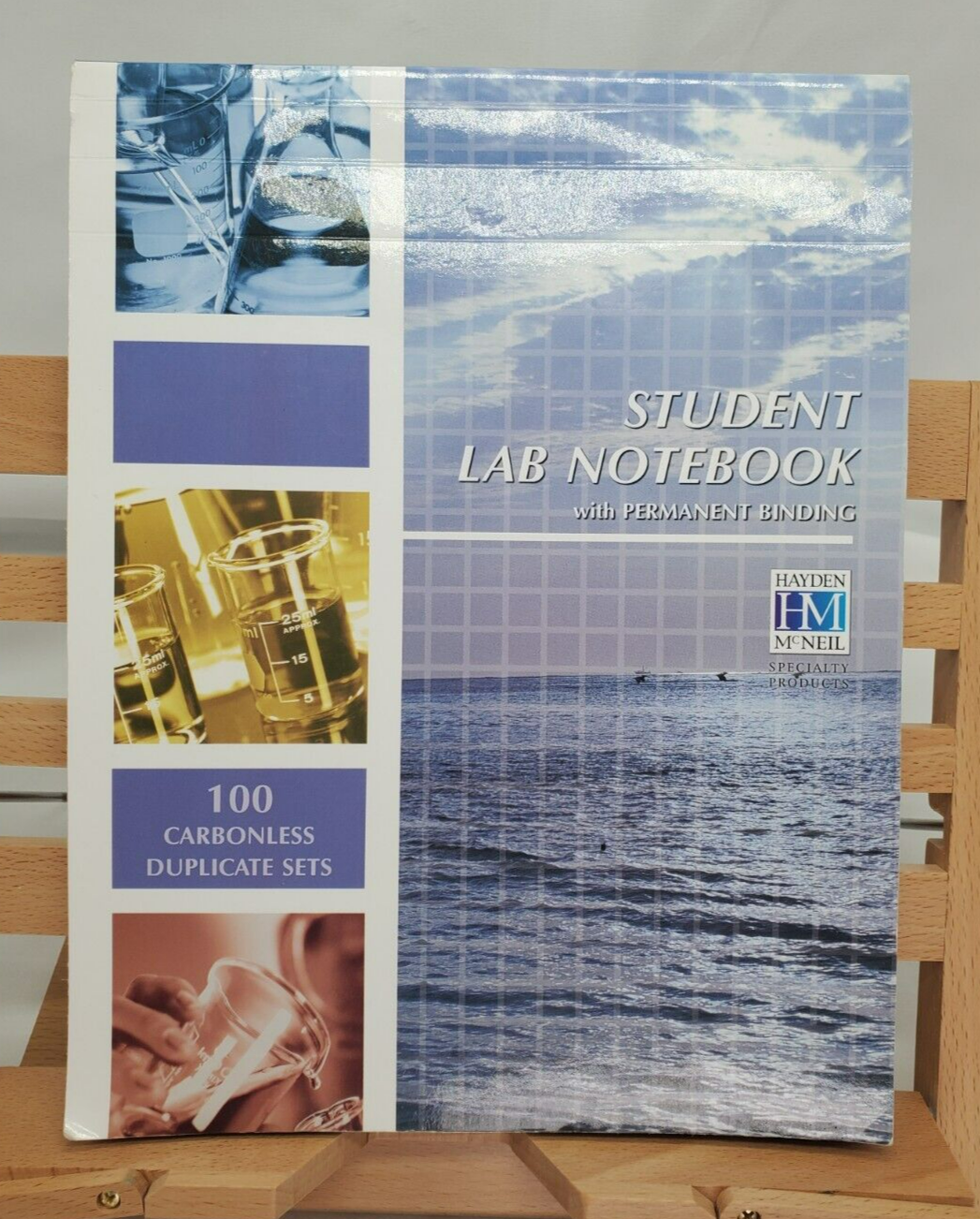 Student Lab Notebook: 74 Sheets of 100 Top Bound Carbonless Duplicate ...