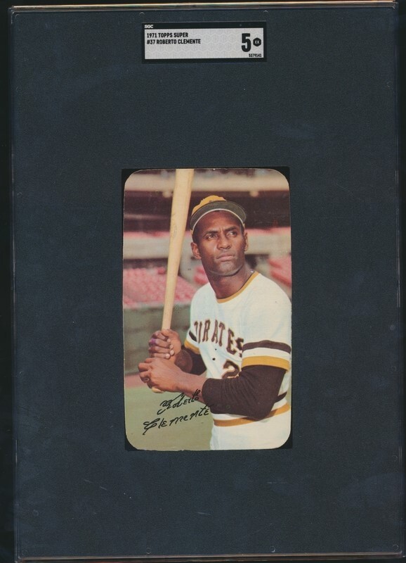 1971 Topps Super Roberto Clemente #37 SGC 5 Pittsburgh Pirates | eBay
