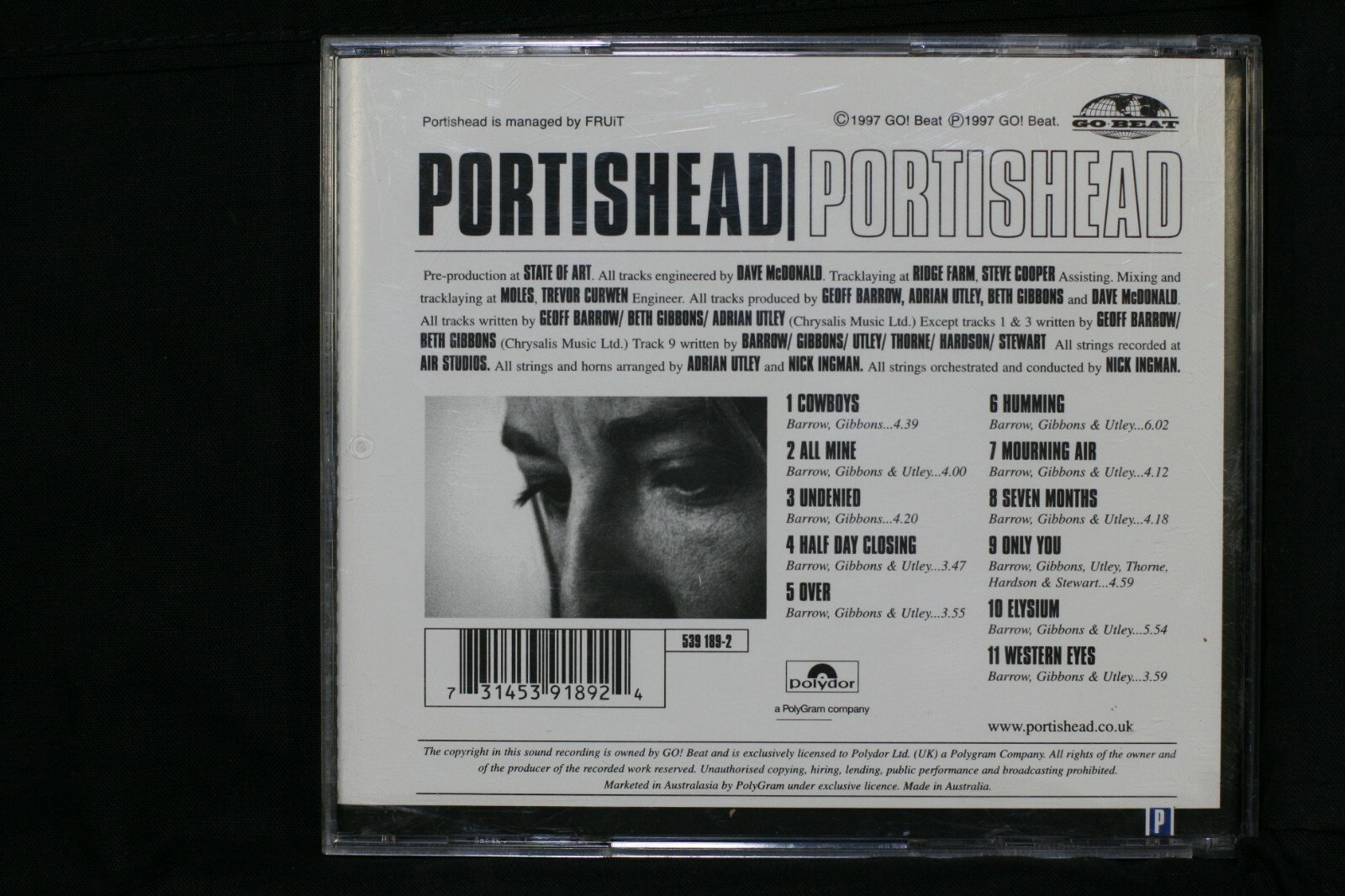 Portishead ‎– Portishead - CD (C879) | eBay