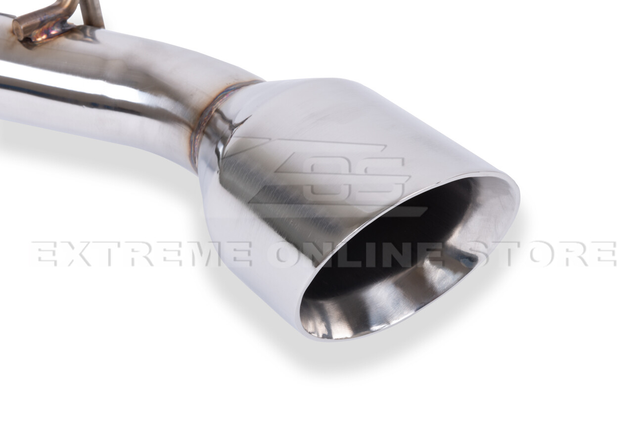 For 17-Up Infiniti Q60 Muffler Delete Axle Back Double Wall Dual Tips ...