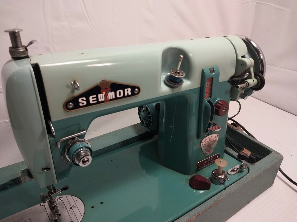 Sewmor Sewing Machine Model: 606 Vintage Japan w/ Foot Pedal | eBay