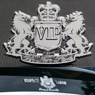 Universal Vehicles VIP Respect Value Tuning Emblem | eBay