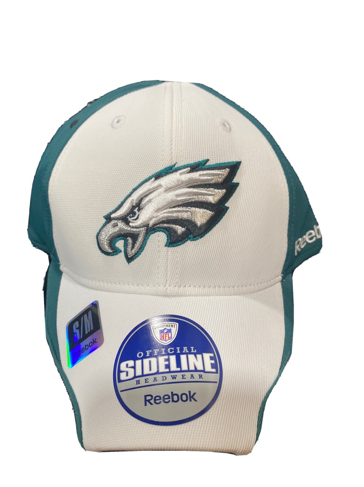 Philadelphia Eagles Reebok Sideline Hat Baseball Cap NFL Football Mens ...