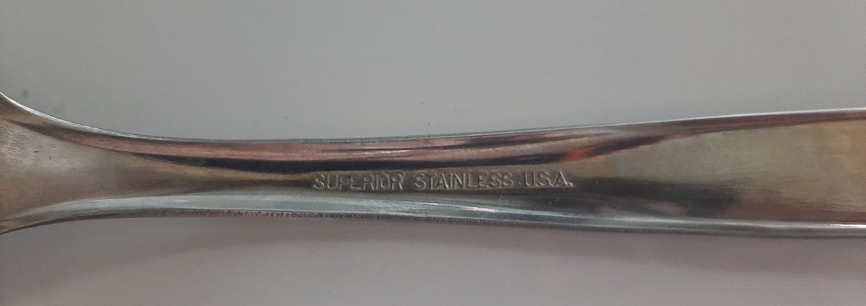 SUPERIOR STAINLESS NIGHT SKY FLATWARE ATOMIC STARS USA SPOONS VINTAGE ...