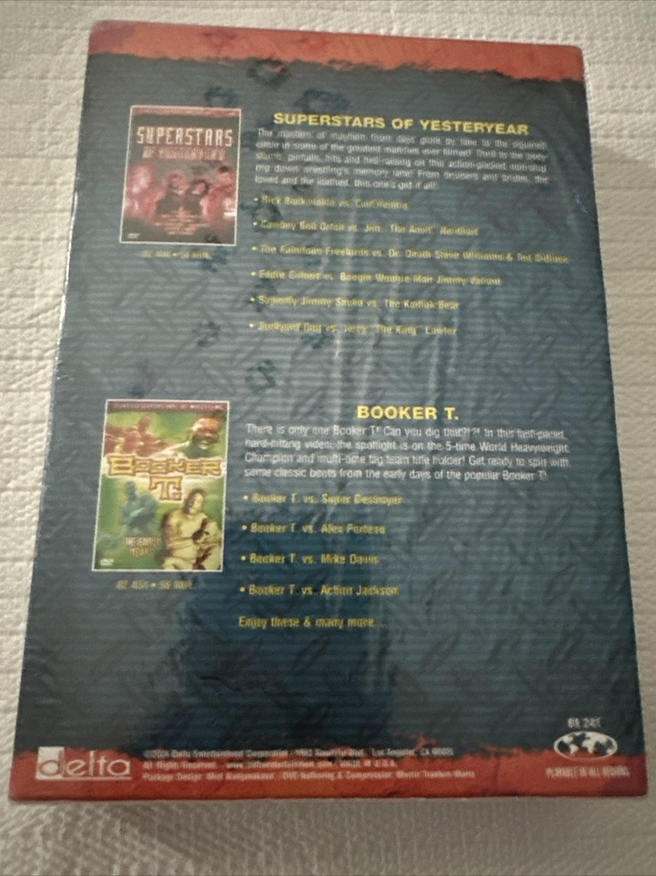 Classic Superstars of Wrestling 2 DVD Set Booker T Superstars of ...
