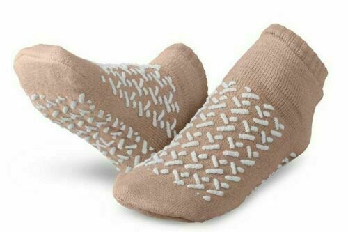 Non Skid Hospital Socks Non Slip Tread Yoga Patient Fitness Travel ...