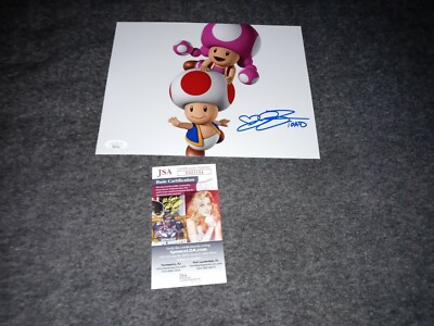 Jen Taylor Signed 8x10 Jsa Toad Toadette Mario | eBay