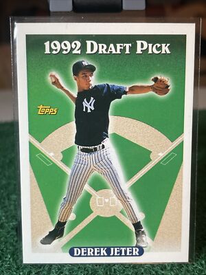 DEREK JETER Rookie Card 1993 Topps 1992 Draft Picks #98 RC CENTERED ...