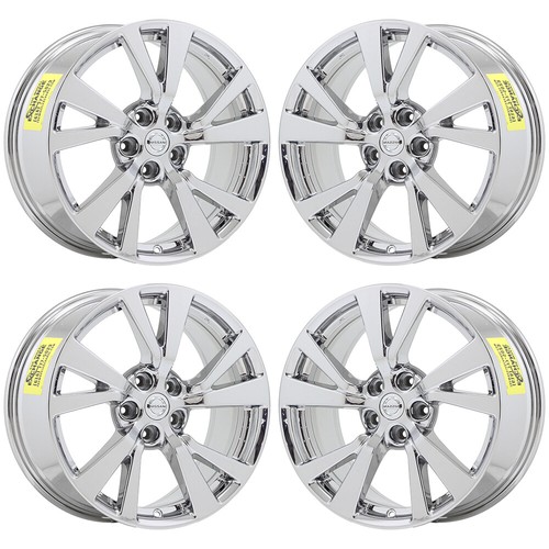 18" Nissan Maxima Bright Chrome Bright wheels rims Factory OEM set 4 ...