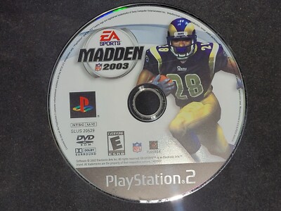 Madden NFL 2003 Football EA Sports Sony Playstation 2 PS2 EX+NM ...