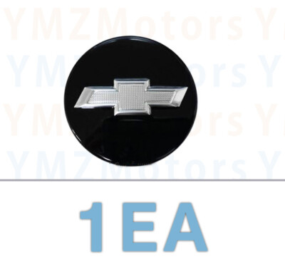 [ Chevrolet ] Wheel Center Cap Black Bowtie for Chevy Camaro volt ...