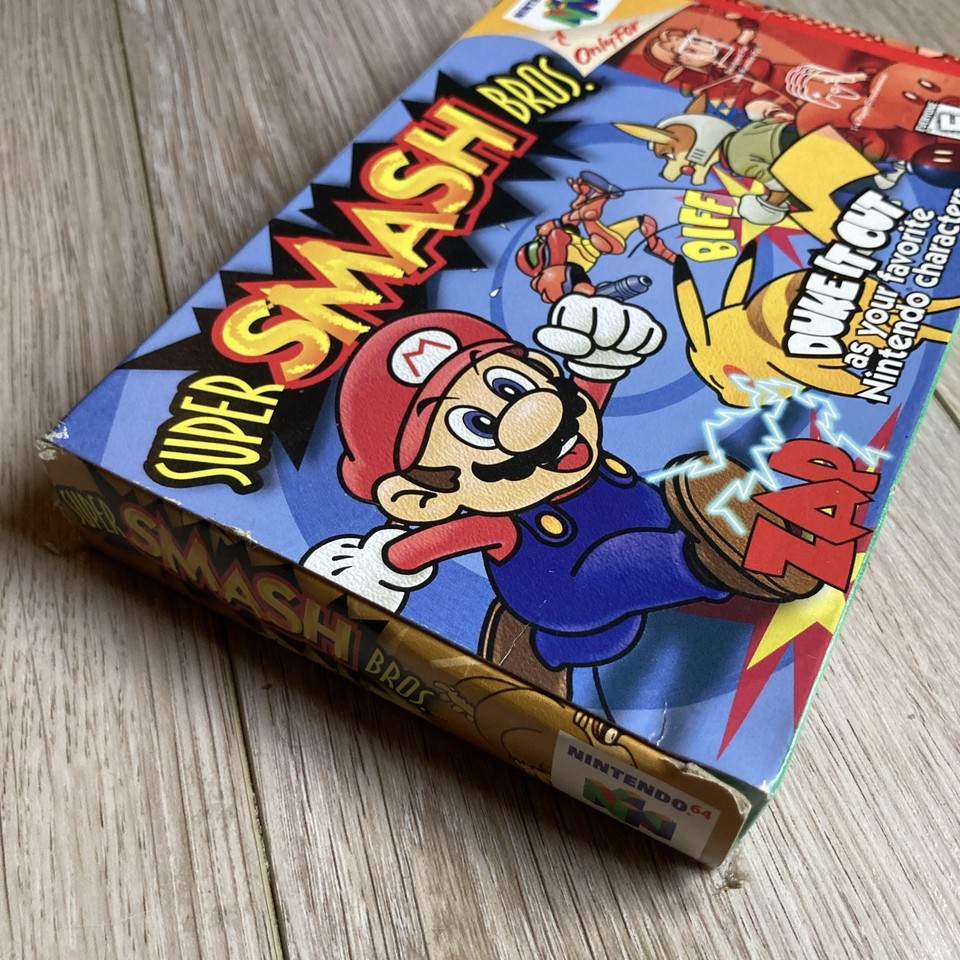 BOX ONLY Super Smash Bros box Nintendo 64 Authentic N64 No Game | eBay