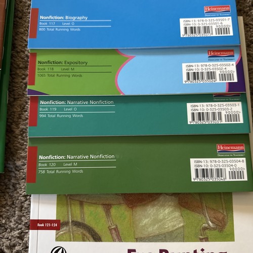 Fountas & Pinnell LLI Red System Grade 3 Lessons Lot Of 10 Books 112 ...