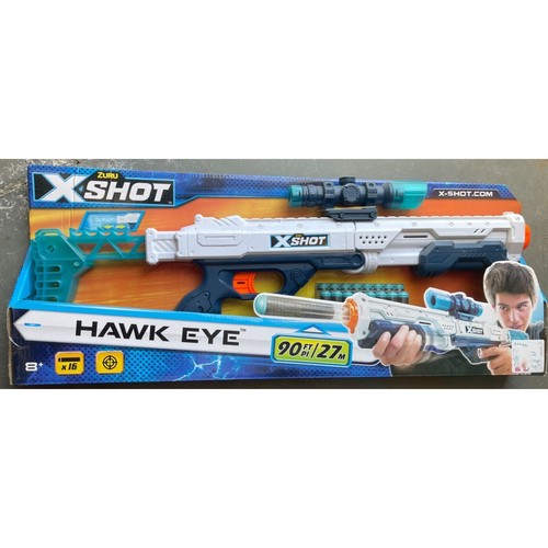 X-Shot Excel Hawk Eye Foam Dart Blaster (16 Darts) by ZURU NEW NIP | eBay