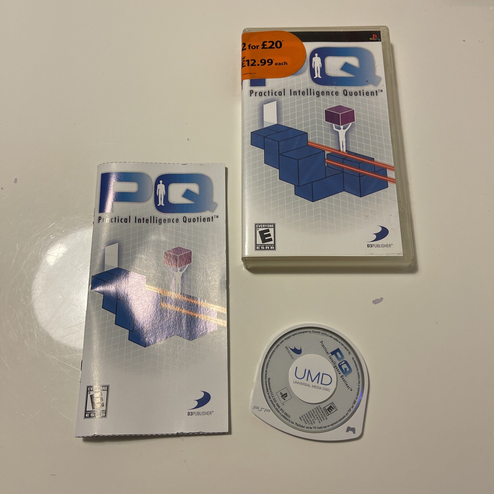 PQ Practical Intelligence Quotient Sony Playstation Portable PSP Game ...
