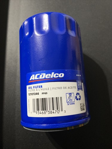 ACDelco PF63 Professional Engine Oil Filter 12707246 | eBay
