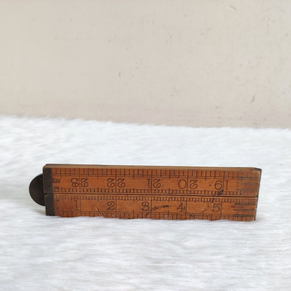 1930s Vintage Wooden Measurement Folding Scale England 2 Ft ...