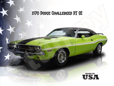 1970 Dodge Challenger RT SE Metal Sign 9" x 12" or 12" x 16" | eBay