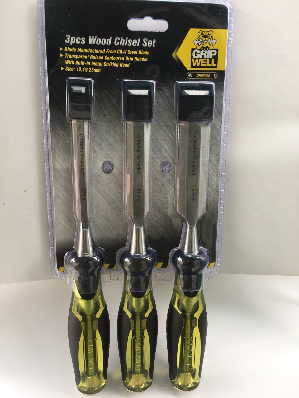 3 PCs Heavy Duty 12MM,19MM,25MM Long Blade Wood Chisel Chisels Set | eBay