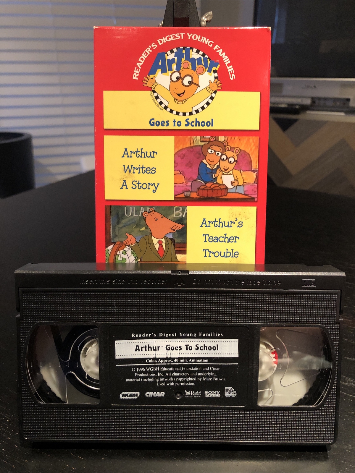 Arthur Goes to School (VHS 2002) 3 Episodes Readers Digest Cinar RARE ...