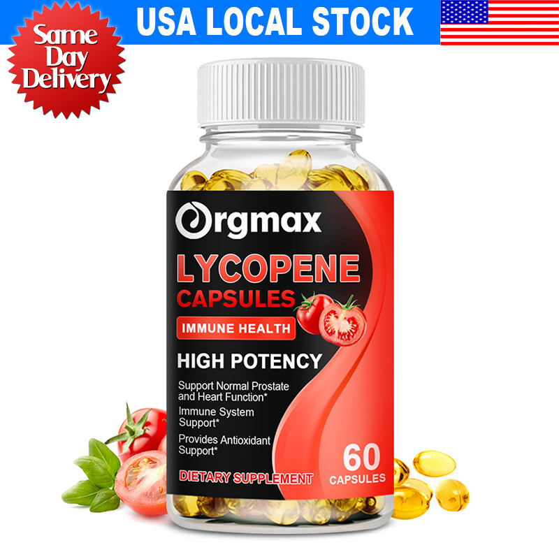 Lycopene Capsules High Protency Antioxidant & Prostate Health Support ...